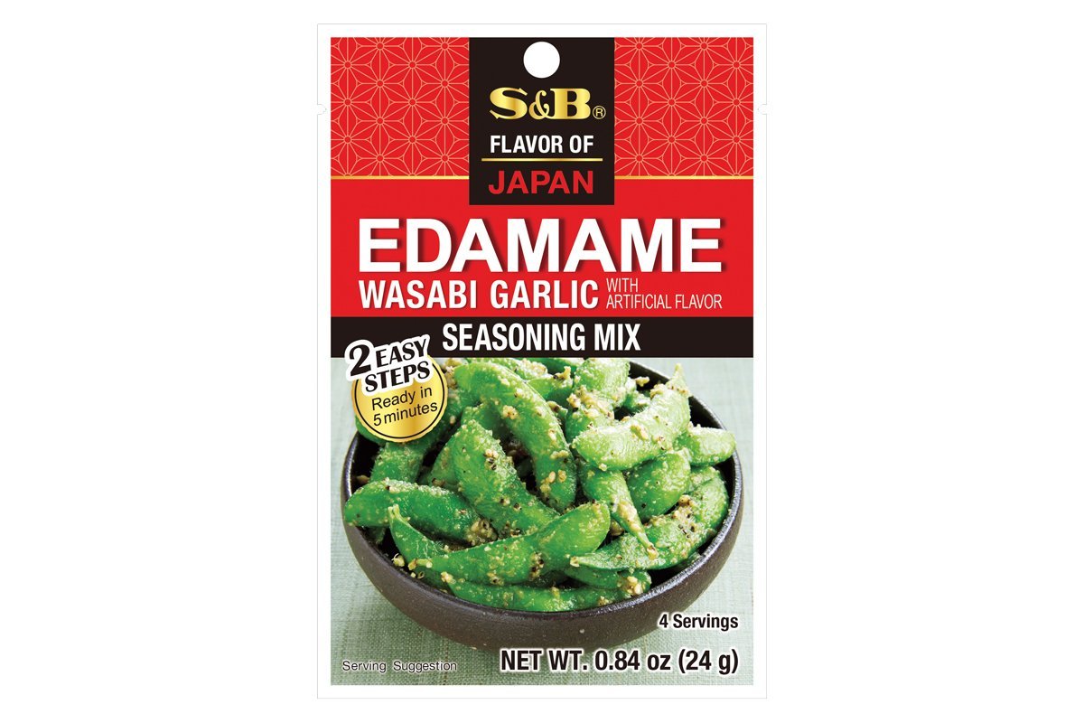 Assaisonnement pour edamame au wasabi et à l'ail - 24g